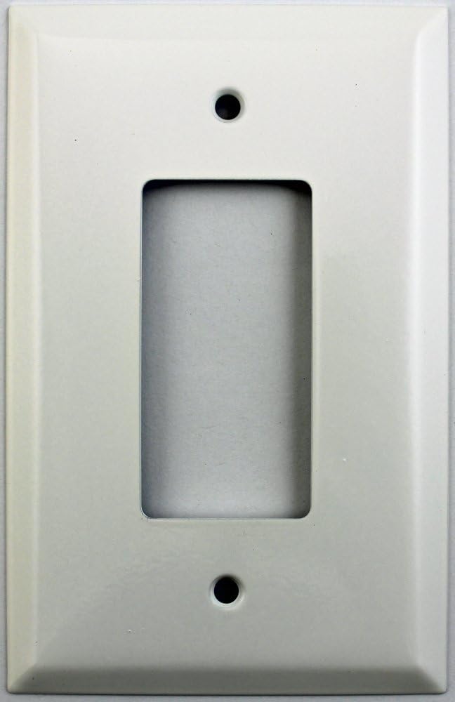 Over Sized Jumbo Smooth White 1 Gang GFI/Rocker Switch Plate - - Amazon.com