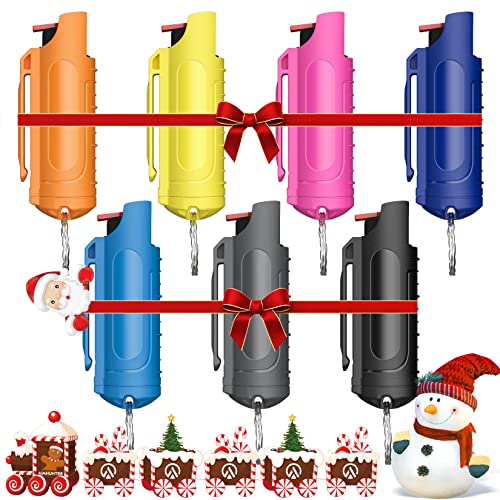 AIMHUNTER 7 Colors Pepper Spray Max Strength OC Pepper Spray Key with ...