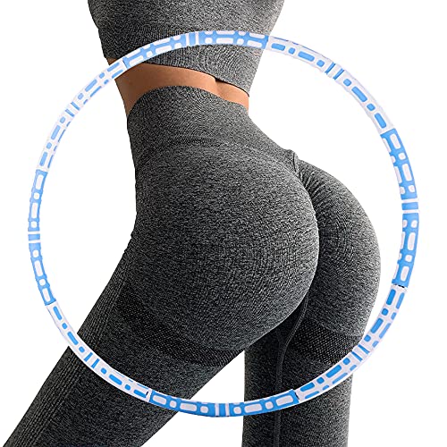LESMiLLS Weighted Hula Hoops, Hula Hoops for Adults Weight Loss ...