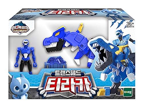 MINI FORCE Miniforce Trans Head Tyraka Super Dinosaur Tyrannosaurus ...