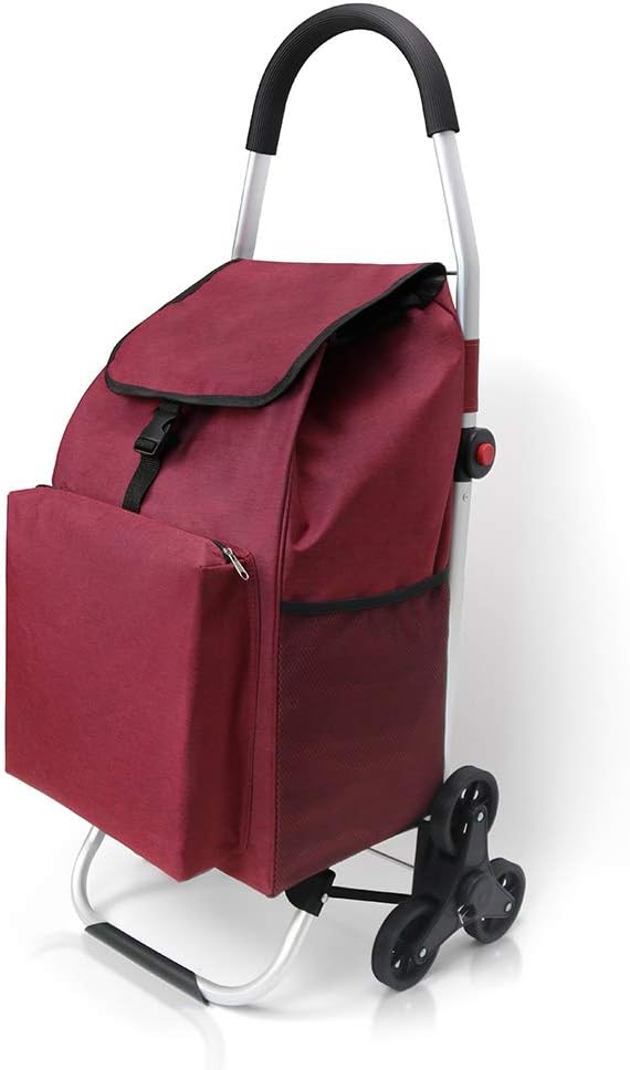 Shopping Trolley Foldable, Market Stroller 50L Super 50kg Loading Bag ...