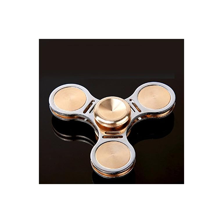 AUKWING Copper Fidget Spinner Toy, EDC Spinner with Hybrid Ceramic ...