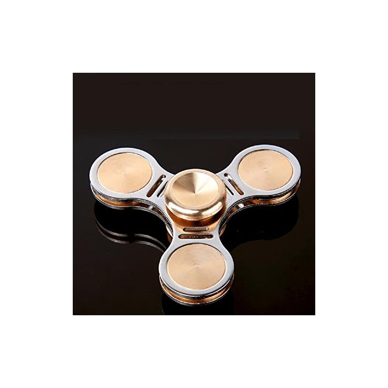 AUKWING Copper Fidget Spinner Toy, EDC Spinner with Hybrid Ceramic ...