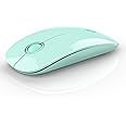 Amazon.com: RAPIQUE R306 Wireless Mouse, Green, Bluetooth, USB, 480 ...