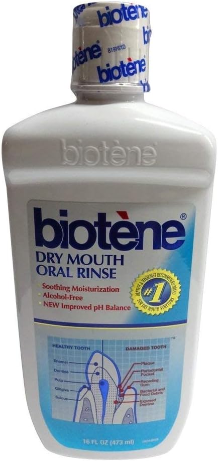 Amazon.com: Biotene Dry Mouth Oral Rinse, Fresh Mint 16 oz ( Pack of 2 ...