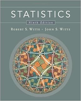Amazon.com: Statistics (9780470392225): Robert S. Witte, John S. Witte ...