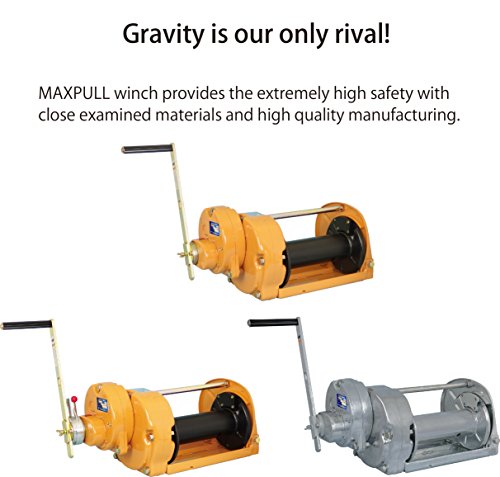 Maxpull Steel Spur Gear Heavy Duty Lifting, Pulling Hand Manual Winch ...