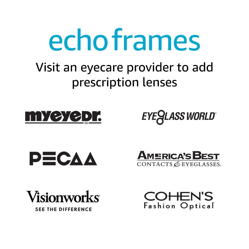 Amazon Echo Frames, An Alexa Device (newest Model), Smart Glasses With ...