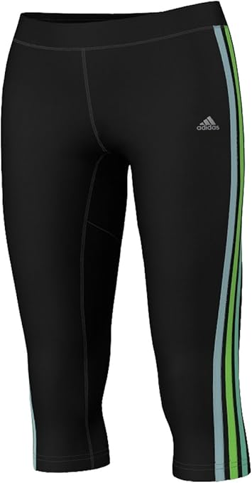 Adidas Damen Hose Climacool Training 3 Stripes Core 3 4 Tight Amazon