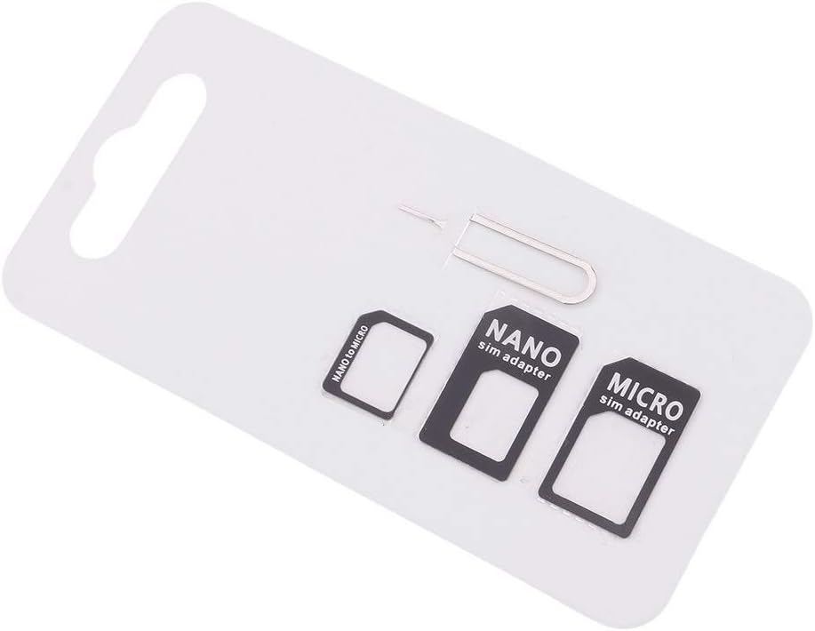 Hayatec SIM Card Adapter Kit with SIM Ejector Pin Convert Nano SIM to ...