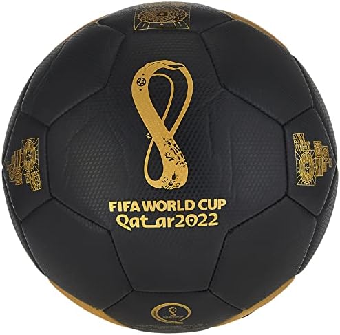 Fifa World Cup Qatar 2022 Football Prime Victory Line Size 5 Black ...