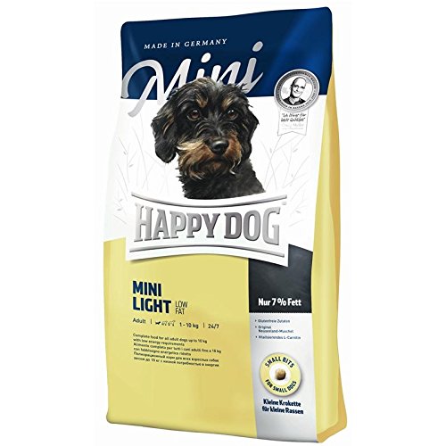 Happy Dog Hunde Futter Mini Light Low Fat, 1er Pack (1 x 300 g): Amazon ...