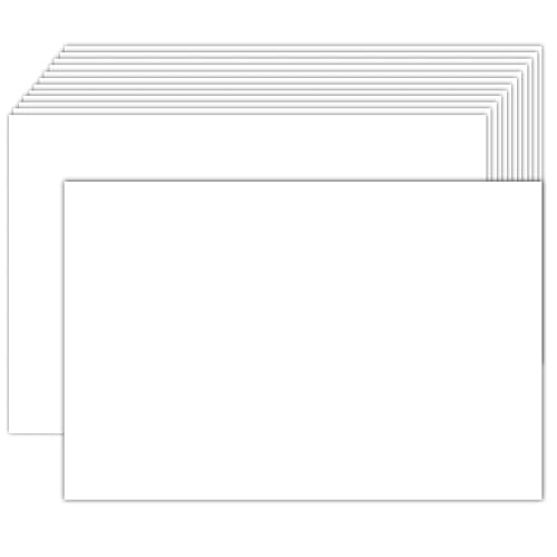 100 Pack White Blank Index Cards 4x6 Thick Paper, Goefun 80lb ...