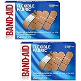 Amazon.com: Band-Aid Brand Flexible Fabric Adhesive Bandages for Wound ...