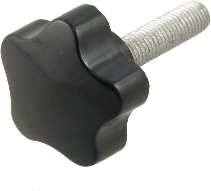 Sourcingmap® Handware Black Plastic Head Cap Bolt 10mm x 40mm Thread ...