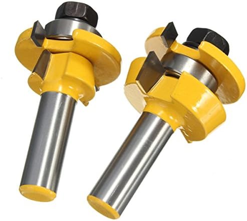 Amazon.com: Shaker Bevel Rail And Stile Glue Joint Router Bit For ...