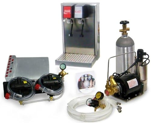 2-Flavor Soda Fountain Tower System with Cold Plate Cooling in Kenya ...