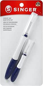 Amazon.com: SINGER Comfort Grip Seam Ripper, Blue/White 2 Piece
