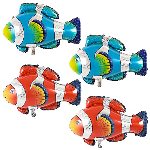 Mua TONIFUL Clownfish Foil Balloons Sea Creatures Large Fish Ocean ...