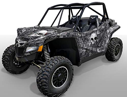Textron Wildcat XX Graphics Kit - Grey Head Creeps - Robby Gordon Off-Road