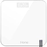 Amazon.com: iHome Digital Step On Bathroom Scale - High Precision Body ...