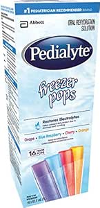 Pedialyte®, Electrolyte Freezer Pops, Oral Rehydration Solution ...