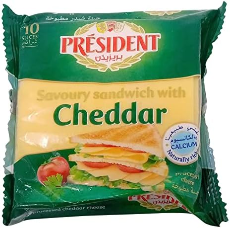 President Cheddar Cheese Slice, 200g - Pack of 1 price in Saudi Arabia ...