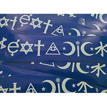 Amazon.com: The ORIGINAL Eat A Dick - Atheist Coexist parody Removable ...