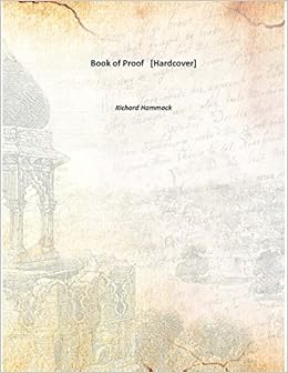 Book of Proof: Richard Hammack: 9789333357357: Amazon.com: Books