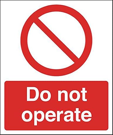 Señales y etiquetas amzpr005 a5rp"A5 no funcionar" prohibición ...