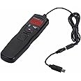 Amazon.com : ABUYCS Camera Shutter Release Wired LCD Timer Remote Control Intervalometer Time ...