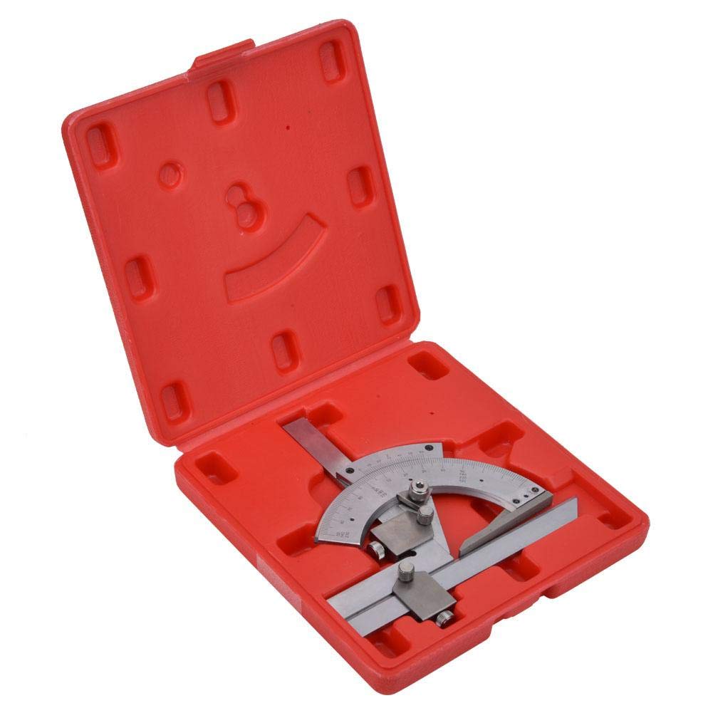 0-320° Universal Bevel Protractor Angle Finder Carbon Steel Bevel ...