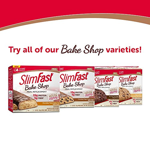 SlimFast Bakeshop Meal Replacement Bars - Chocolatey Crispy Cookie ...