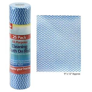 25 Pack All Purpose J Jay Cloth Roll Hygienic Long Lasting Highly ...