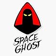 Amazon.com - Space Ghost - Retro Animated - Illustration Sticker Bumper ...