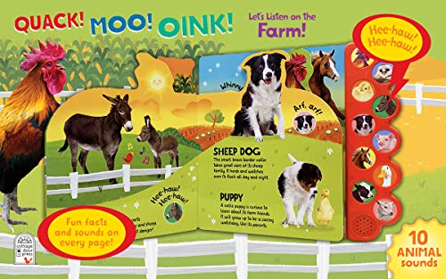 Quack! Moo! Oink!: Listen to Animals Around the Farm - 10-Button ...