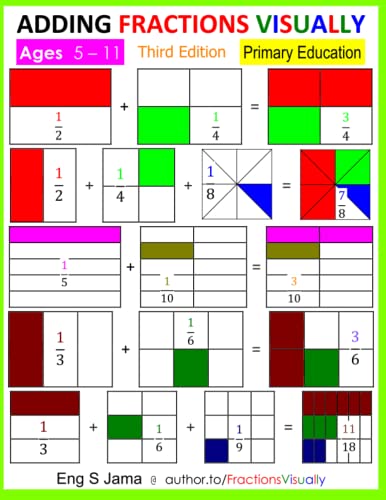 Adding Fractions Visually Third Edition (Visual Mathematics Fractions): Jama, Eng S ...