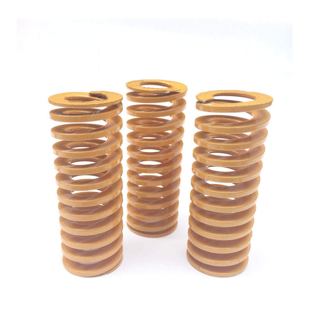 Resorte espiral rectangular amarillo de fuerza ligera y pequeña ...