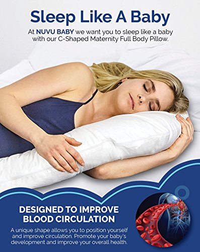 NUVU BABY Full Body Pregnancy Pillow – Healthy Maternity Products