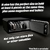 BOFON 1.45 Cubic Fingerprint Password Safe Box,Pistol Safe,Security Box ...
