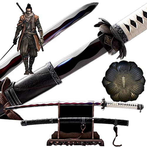 LQSLFsword Sekiro: Shadows Die Twice Cosplay Replica Sword, 1060 Steel ...