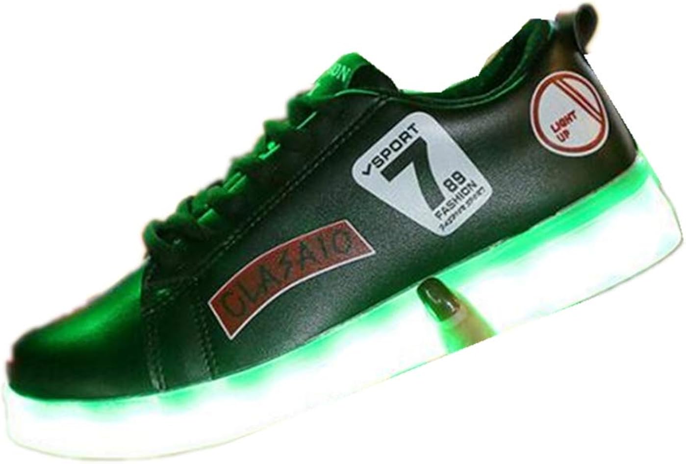 Amazon.com | LUOBM LED Fluorescent Shoes Colorful Shoes Luminous Shoes ...