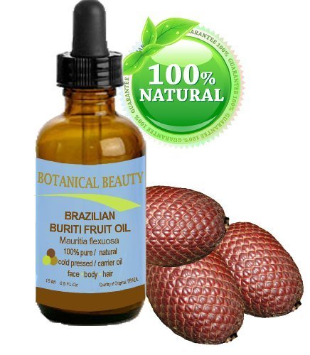 Brazilian BURITI FRUIT OIL 100% Pure/Natural/Cold Pressed Carrier Oil/Undiluted. For Face, Body ...