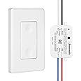 DEWENWILS Wireless Light Switch and Receiver Kit, Wall Switch Remote ...