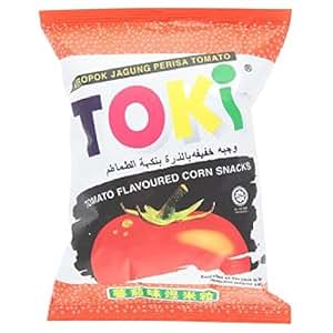 Amazon.com: Toki Tomato Flavoured Corn Snacks 60g x 6 Packs (628MART)