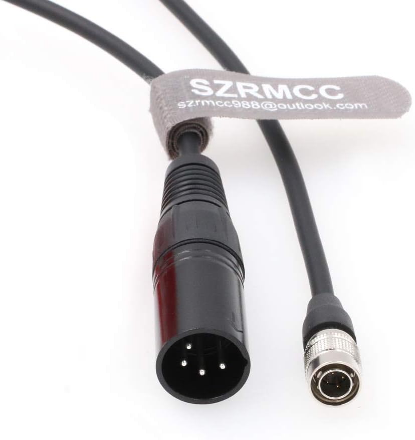 SZRMCC Power Cable for Sound Devices Zoom F8 F4 Zaxcom XLR 4 Pin Male ...