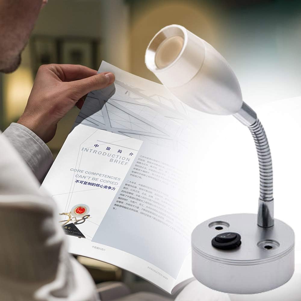 sportuli Interior Reading Lamp – 12V LED Spot Reading Light Switch ...
