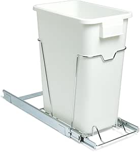 Amazon.com: Household Essentials Under Cabinet Sliding Trash Can Caddy ...