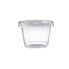 Pantry Value [1 oz. - 100 Count Clear Disposable Plastic Portion Cups ...