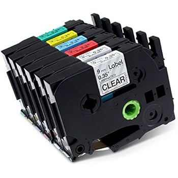 Amazon.com: Label KINGDOM Compatible Label Tape Replacement for Brother ...